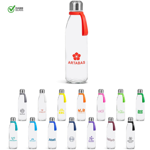 Kooshty Loopy Glass Water Bottle - 650ml – Stellar Gift Studio
