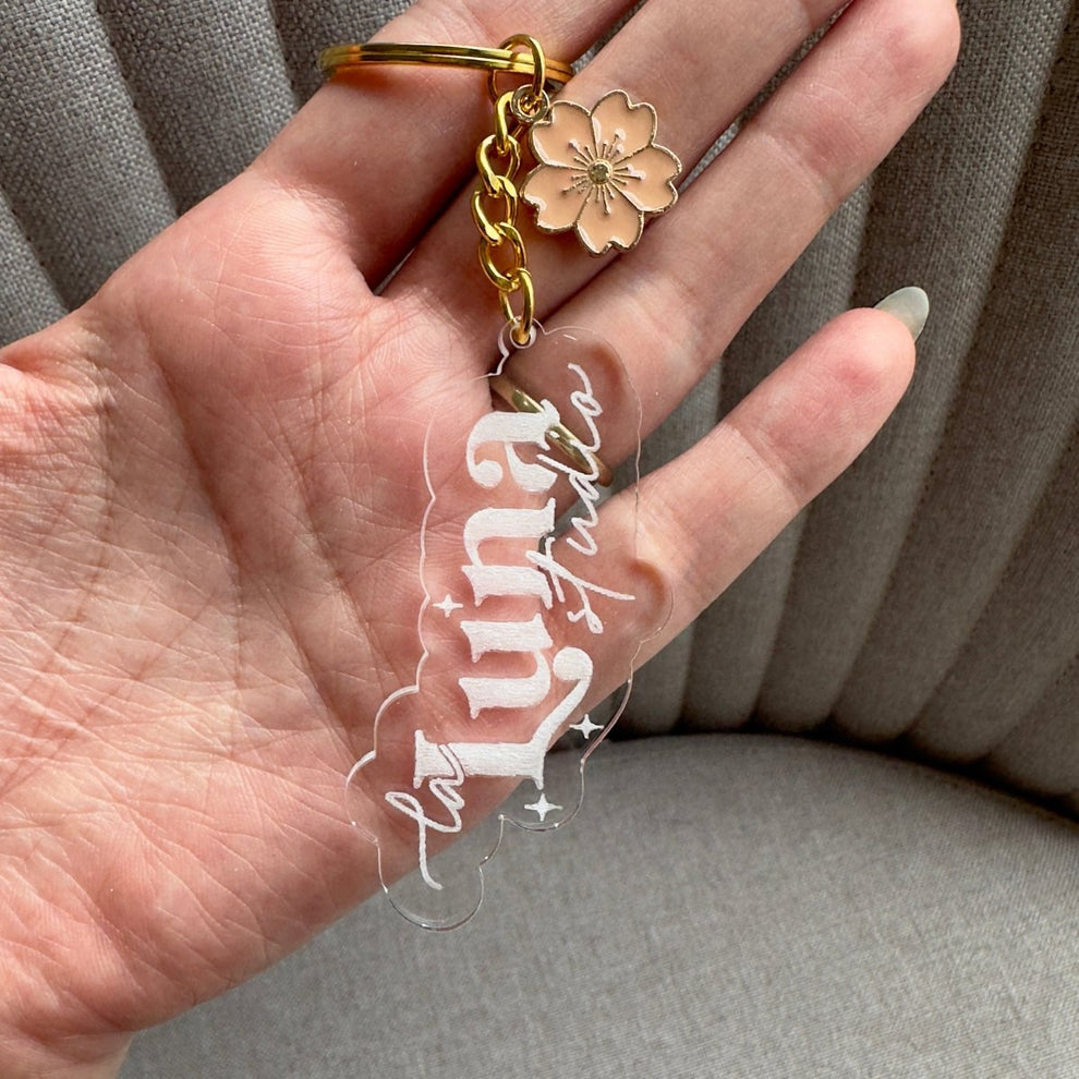 Custom Cut Acrylic Keyring | Discounts On Bulk Orders – Stellar Gift Studio